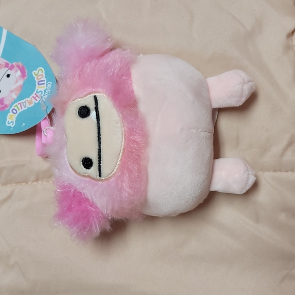 Squishmallows | Other | Caparinne Yeti Squishmallow Keychain Open To ...